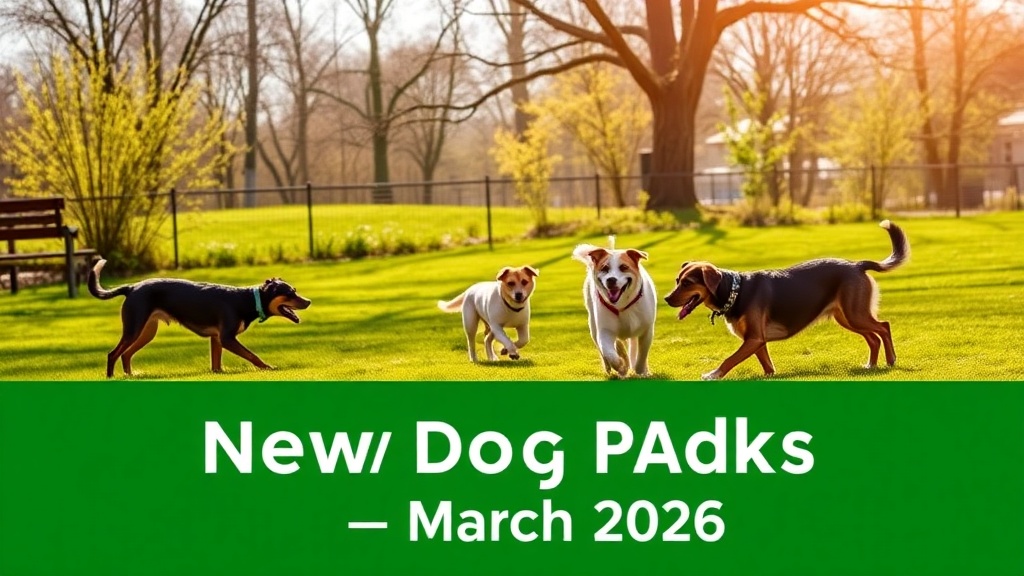 New Dog Parks Added — March 2026 | Doggie Park Near Me